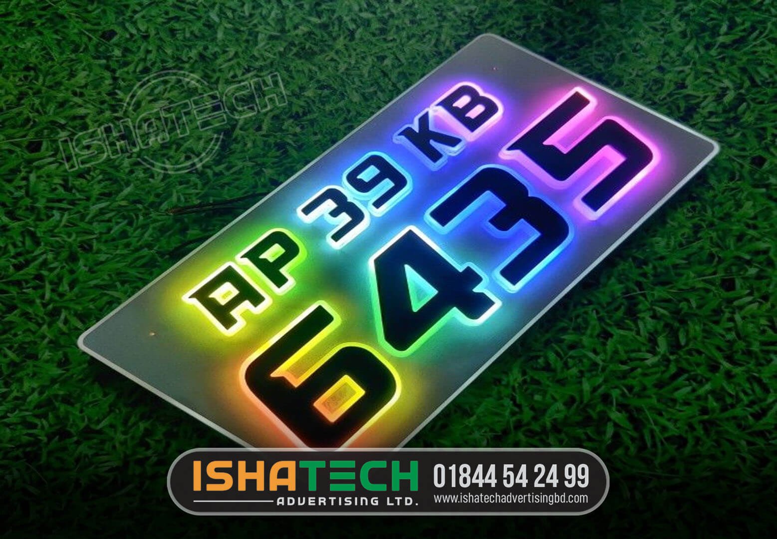 Bike Name Plate - Ishatech | LED Signboard | Nameplate | Billboards ...