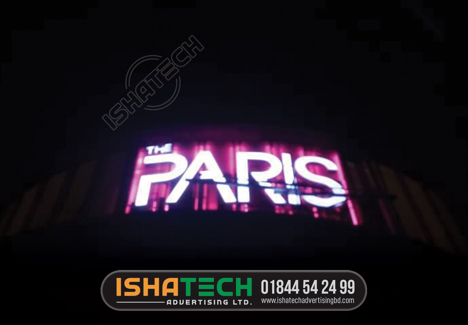 Acrylic 3D LED Name Plate for Office Door