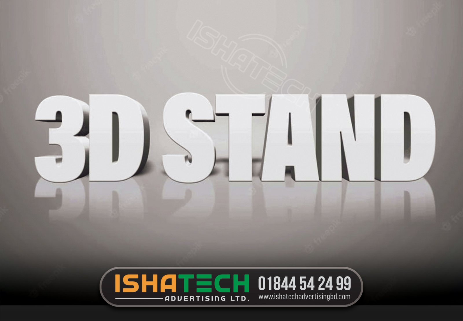 Stylish Acrylic 3D LED Letter Sign Board for Store